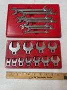 Snap-on SAE Crows feet & offset wrenches - Peterson Land & Auction LLC