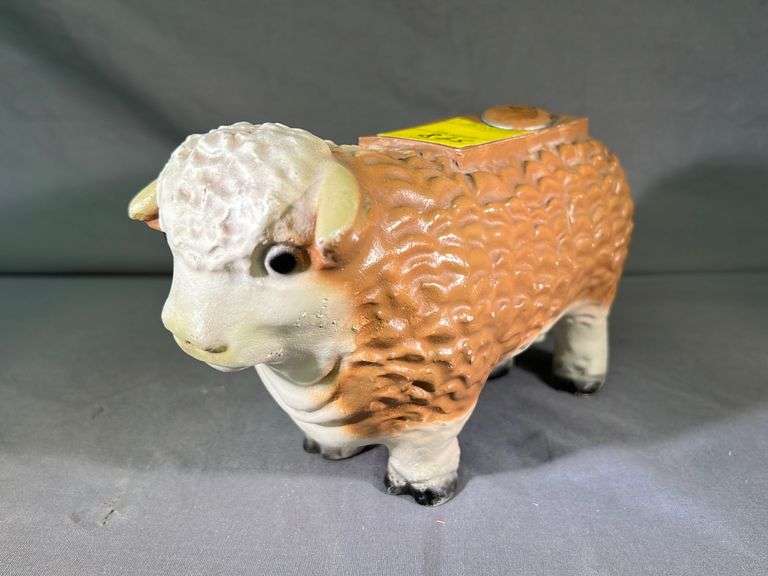 Hereford Bull Bank - Plastic - Peterson Land & Auction LLC