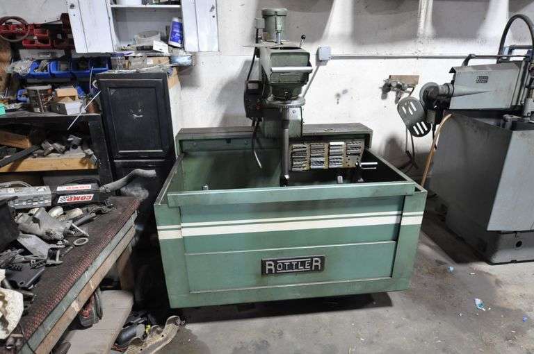 Rottler Mfg Co. Honing Machine - Peterson Land & Auction LLC