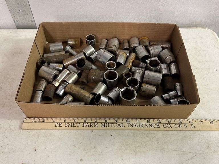 Small Flat Misc Sockets - Peterson Land & Auction LLC