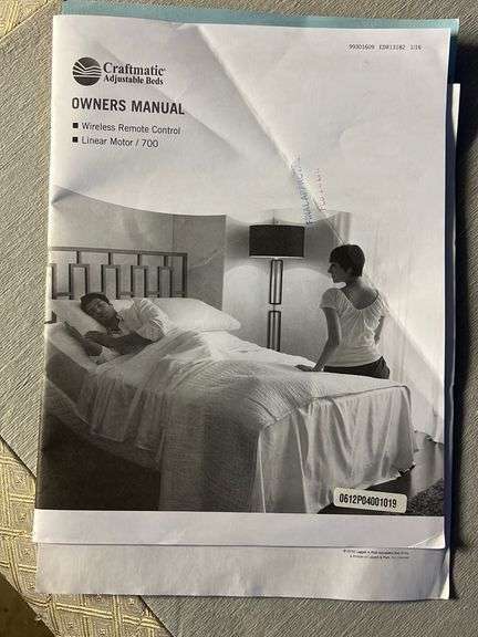 Craftmatic Full-Size Adjustable Bed Base - Peterson Land & Auction LLC