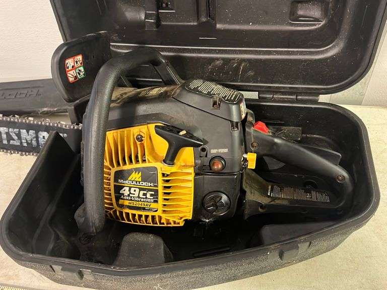 McCulloch MS2049AV Chainsaw - Peterson Land & Auction LLC