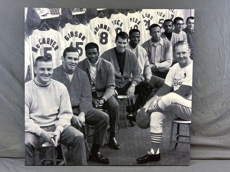 1968 St Louis Cardinals Franchise Players - Peterson Land & Auction LLC