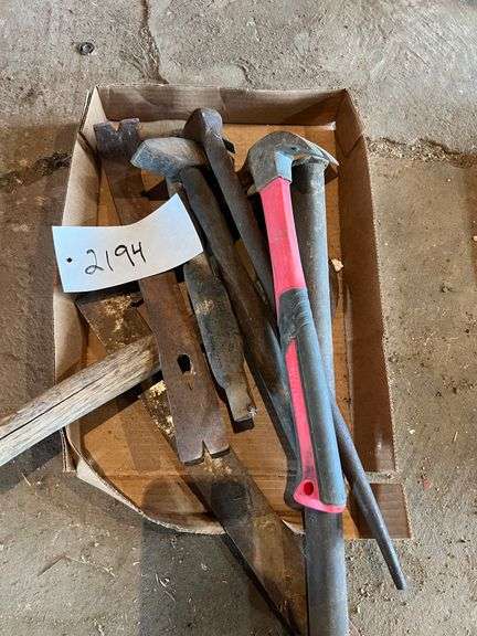 Misc Hammers & Pry Bars - Peterson Land & Auction LLC