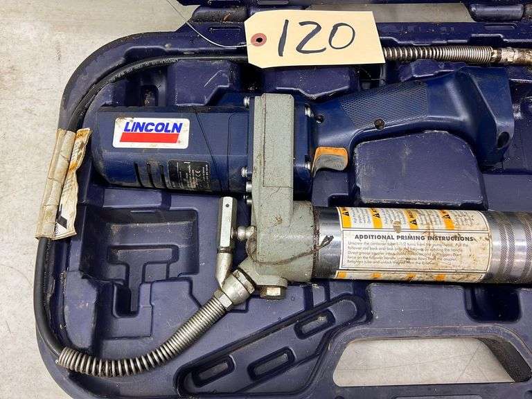 Lincoln Model 1200 Cordless Grease Gun - Peterson Land & Auction LLC