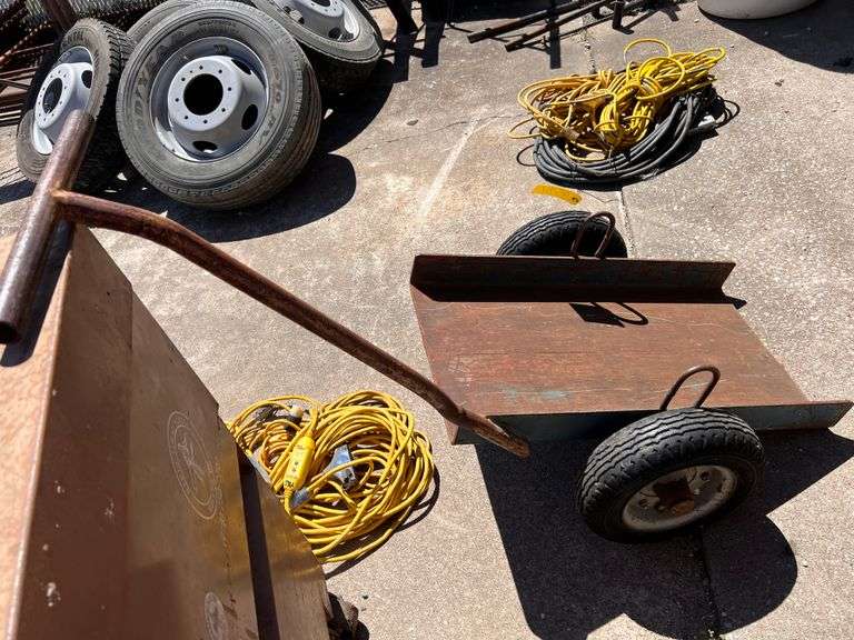 Homemade Single Axle Cart - Property Peddler