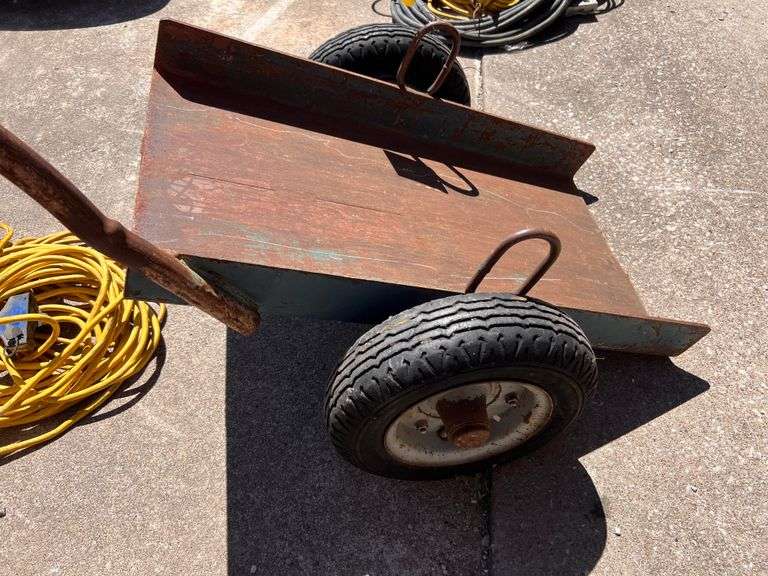 Homemade Single Axle Cart - Property Peddler