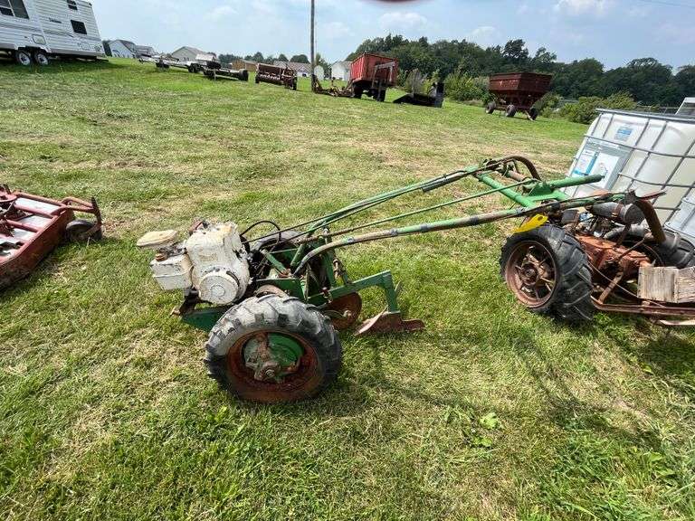 2 Wheel Walk Behind Tractor w/ Attachments - Property Peddler