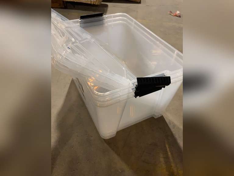 Greenmade InstaView 45 Multi Use Storage Bin 45 Quart Clear 3 Ct 33 Greenmade InstaView 45 Multi Use Storage Bin 45 Quart Clear 3 Ct 33