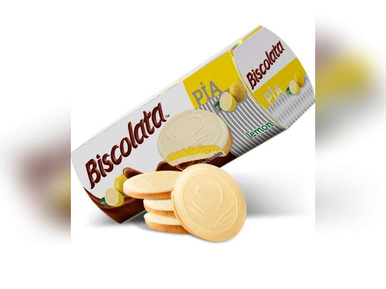2 Biscolata Pia Cookies with Fruit Filling – 4 Pack White Chocolate ...