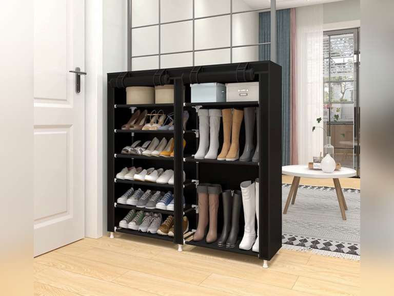 UDEAR Shoe Rack Portable Free Standing Shoe Organizer, 27 Pairs ...