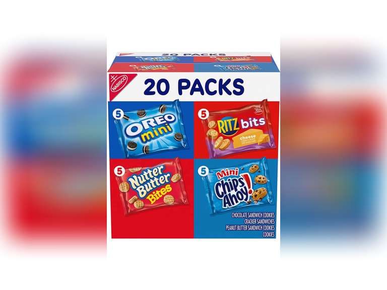 Nabisco Classic Mix Variety Pack, OREO Mini, CHIPS AHOY! Mini, Nutter ...