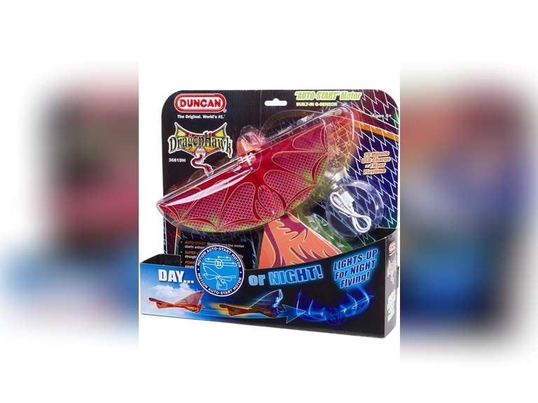Duncan Toys Dragon Hawk Light-Up Flying Bird - Day/Night Motorized Toy ...