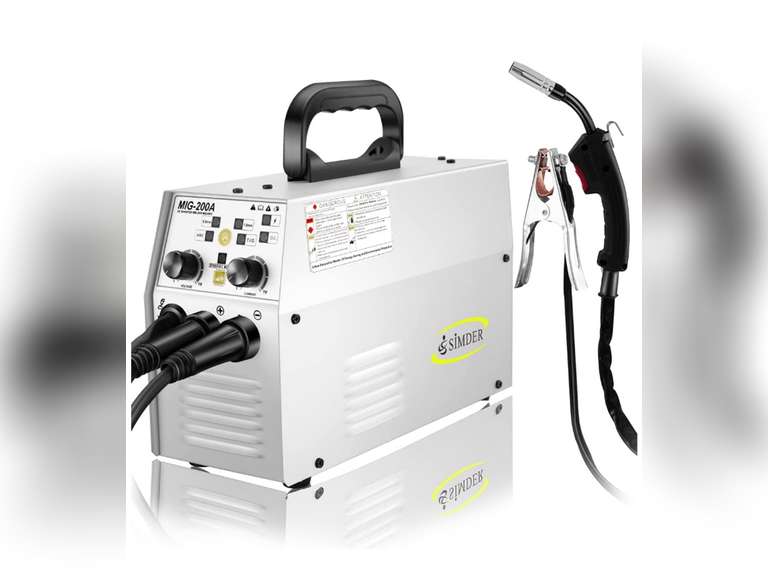 Like New, MIG Welder Flux Core Welding Machine 110V 220V 120A Wire Feed ...