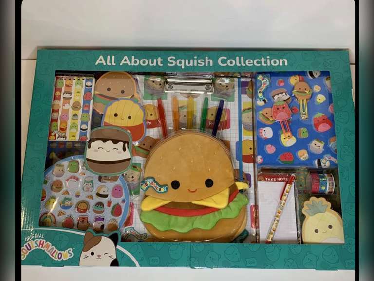 Squishmallows All About Squish Collection Stationery Kit -Carl the ...