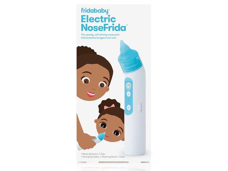 FridaBaby Electric NoseFrida | USB Rechargeable Nasal Aspirator with ...