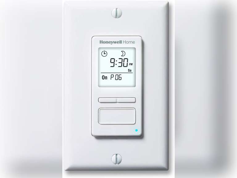 Honeywell Home RPLS740B ECONOswitch 7-Day Solar Programmable Switch ...