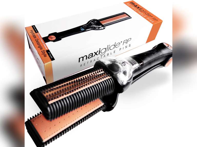 Maxiglide RP Hair Straightener by Maxius with Patented Flat Iron ...