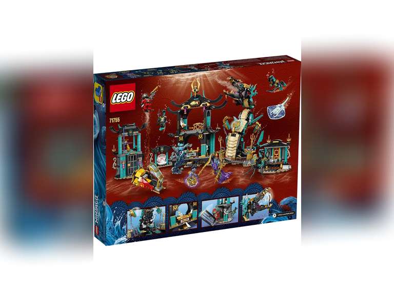 LEGO NINJAGO Temple of The Endless Sea 71755 Building Kit; Underwater ...