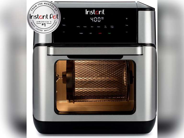 **DAMAGED**Instant Vortex Plus Air Fryer Oven 7 in 1 with Rotisserie ...