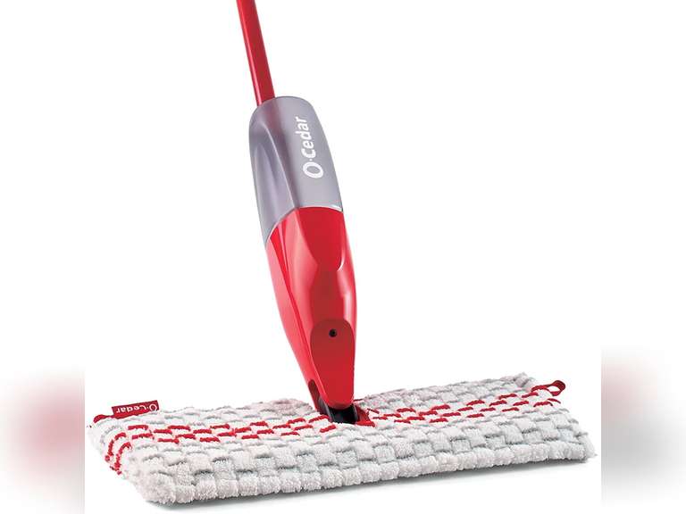 O-Cedar ProMist MAX Microfiber Spray Mop, Red 19.5 - Quarter Price