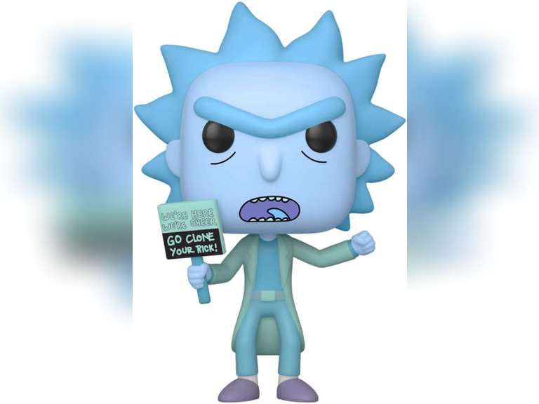 Funko Pop! Animation: Rick & Morty - Hologram Rick Clone Funko 44252 ...