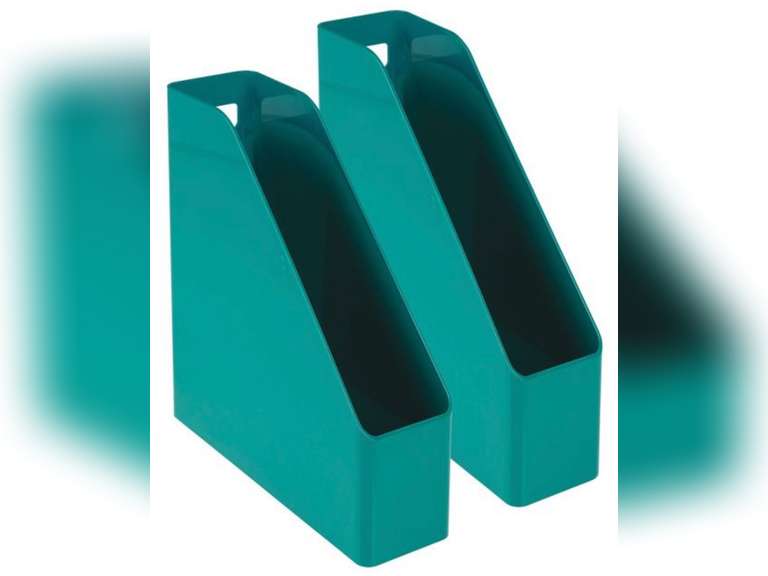 mDesign Plastic File Folder Bin, Office Desktop Organizer, 2 Pack 15.99 ...