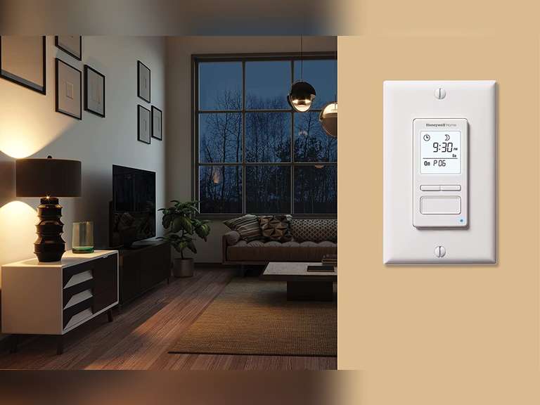 Honeywell Home RPLS740B ECONOswitch 7-Day Solar Programmable Switch ...