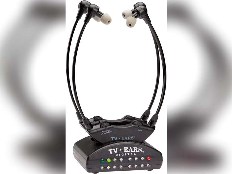 TV Ears Dual Digital Wireless Headset System, Use 2 headsets at same ...