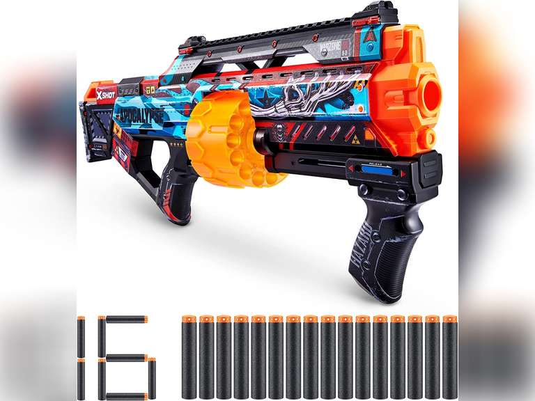 XShot Skins Last Stand - Apocalypse 16 Darts by ZURU, X-Shot, Slam Fire ...