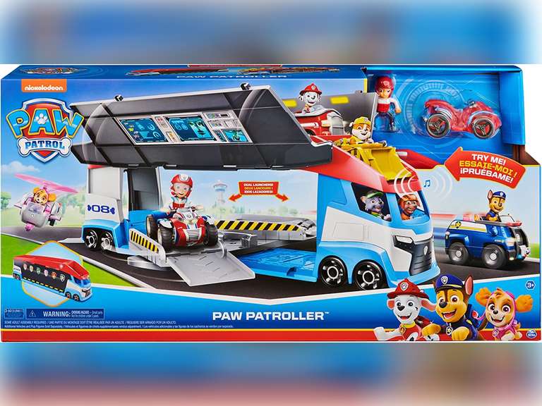 Paw Patrol, Transforming PAW Patroller with Dual Vehicle Launchers ...
