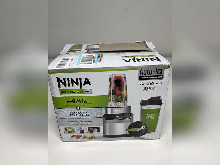 Ninja BN401 Nutri Pro Compact Personal Blender, Auto-iQ Technology ...
