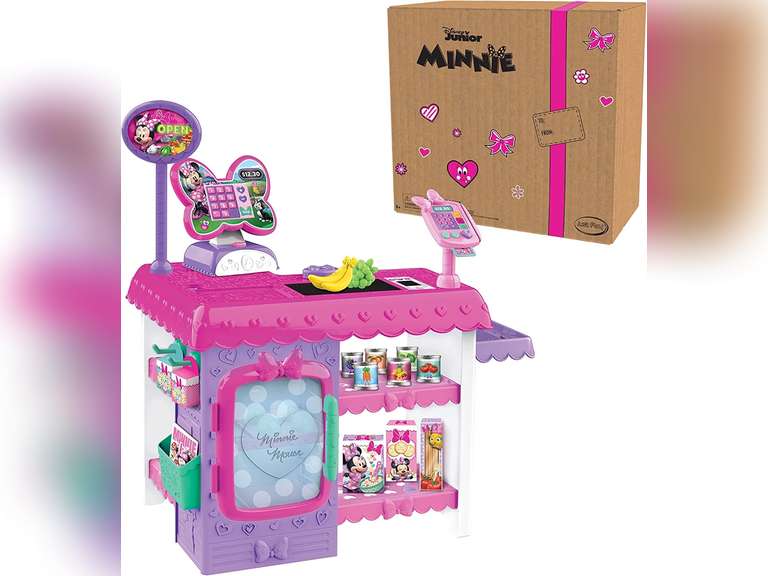 Disney Junior Minnie Mouse Marvelous Market, Pretend Play Cash Register ...