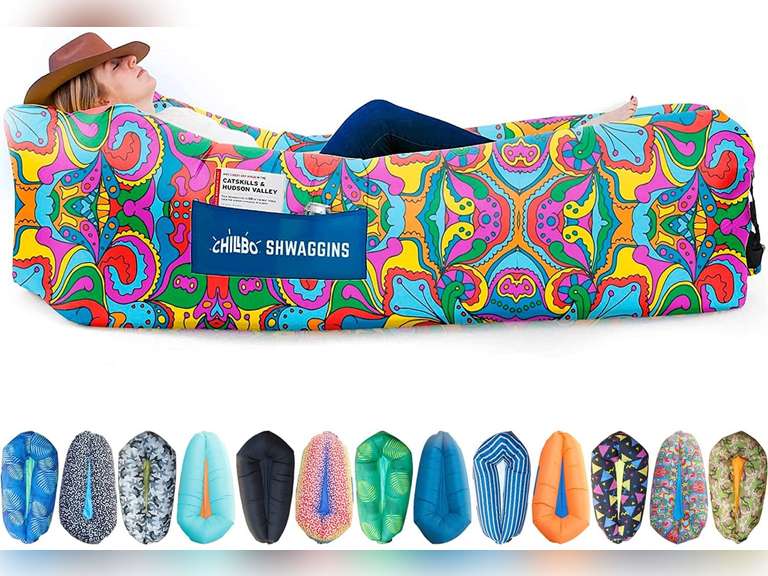 Chillbo Shwaggins Inflatable Couch – Cool Inflatable Chair. Upgrade ...