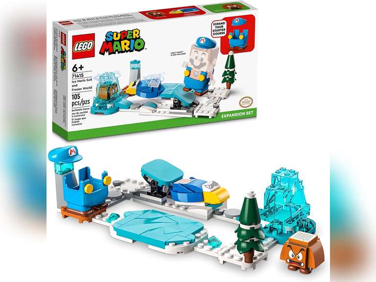 LEGO Super Mario Ice Mario Suit and Frozen World Expansion Set 71415 ...