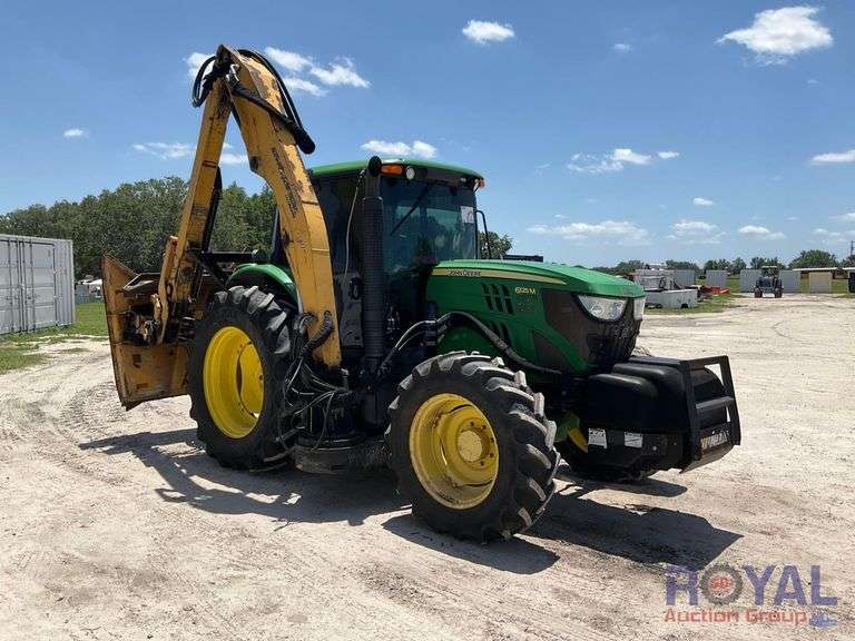 2014 John Deere 6125M 4X4 Alamo 30 FT Slope Mower Tractor - Royal ...