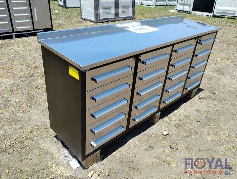 2023 Steelman 20 Drawer Workbench Tool Box - Royal Auction Group