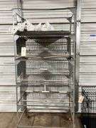 Complete 3 Tier GQF Quail Cage w/ Feeders, Waterers & Trays - Rogers ...