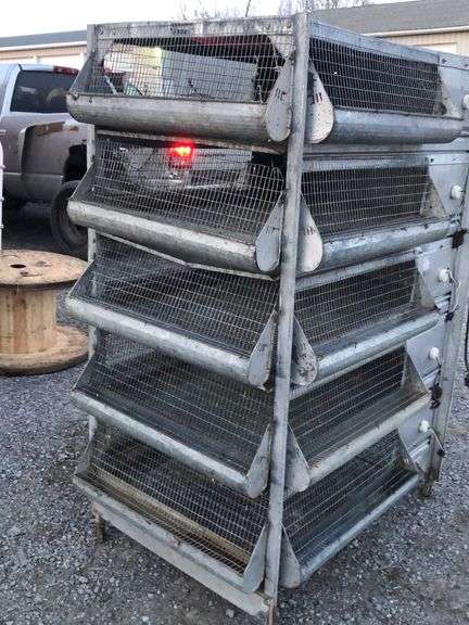 5 Deck Battery Brooder - Rogers Community Auction Inc.