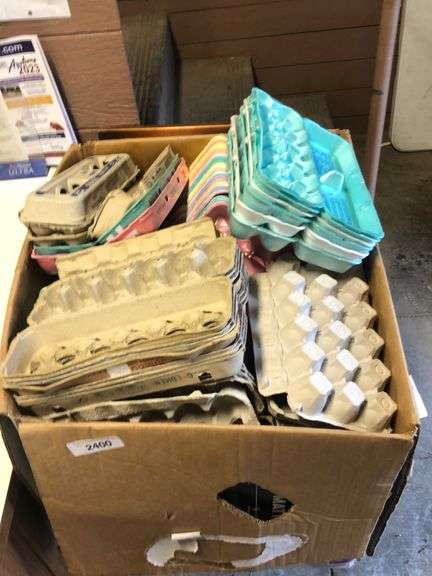Large Box of Mixed Egg Cartons - Rogers Community Auction Inc.