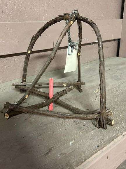 Homemade Bird Perch - Rogers Community Auction Inc.