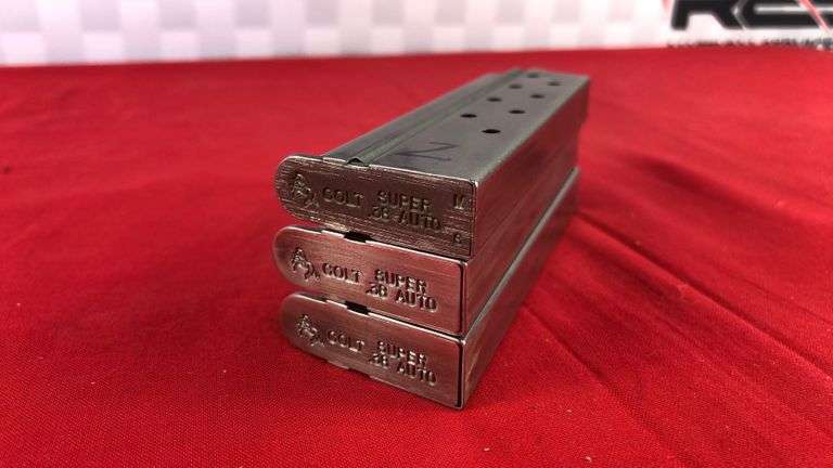 (3) Colt 1911 .38 Super Magazines - RES Auction Services