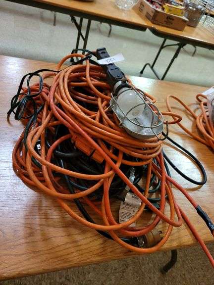 Extension Cords & Work Light - RES Auction Services