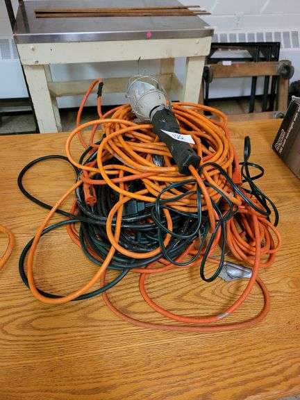 Extension Cords & Work Light - RES Auction Services