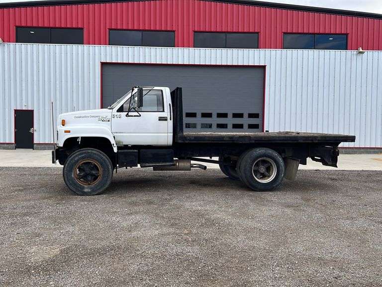 "ABSOLUTE" 1993 Chevrolet Kodiak Flatbed Truck - RES Auction Services