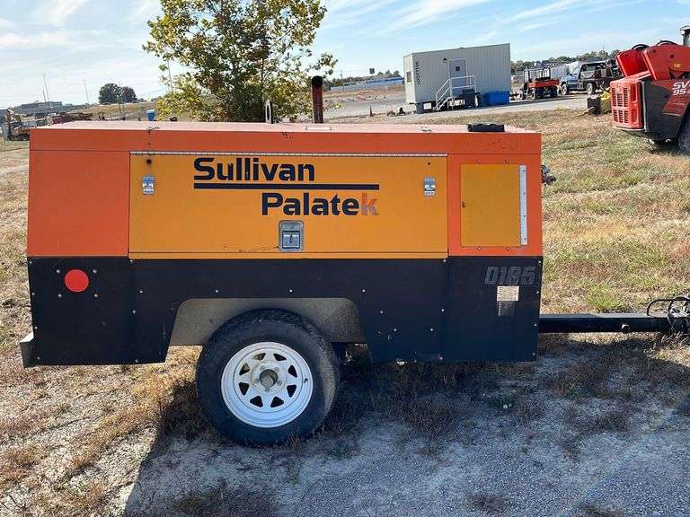 "ABSOLUTE" Sullivan Palatek D185 Air Compressor - RES Auction Services