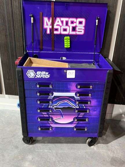 Matco 6 Drawer Rolling Tool Box - RES Auction Services