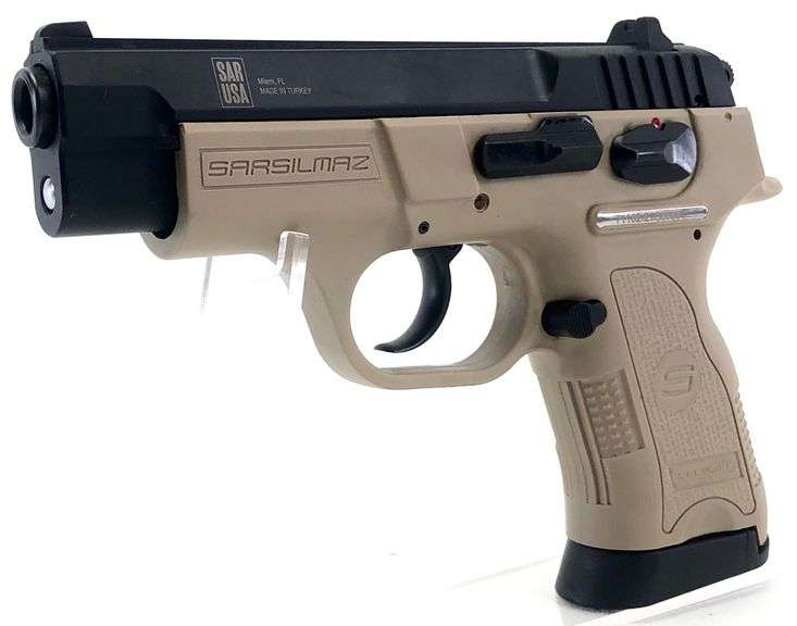 Sarsilmaz SAR USA B6C 9mm Semi Auto Pistol - RES Auction Services