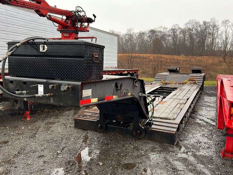 "ABSOLUTE" 2002 Talbert 35 Ton Lowboy Trailer - RES Auction Services