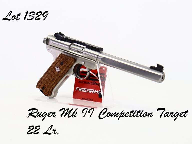 Ruger MK II Competition Target Model 22LR Semi Auto Pistol - RES ...